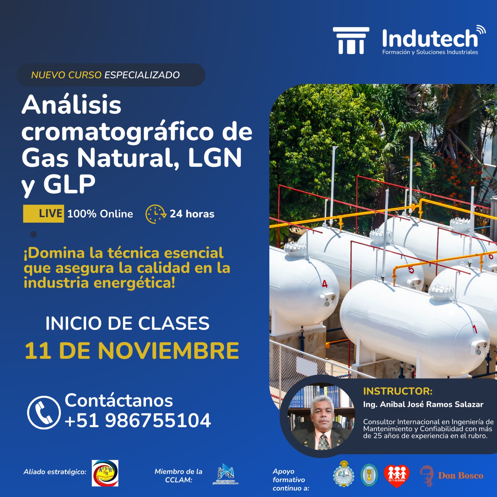 Análisis Cromatográfico del Gas Natural, LGN y GLP